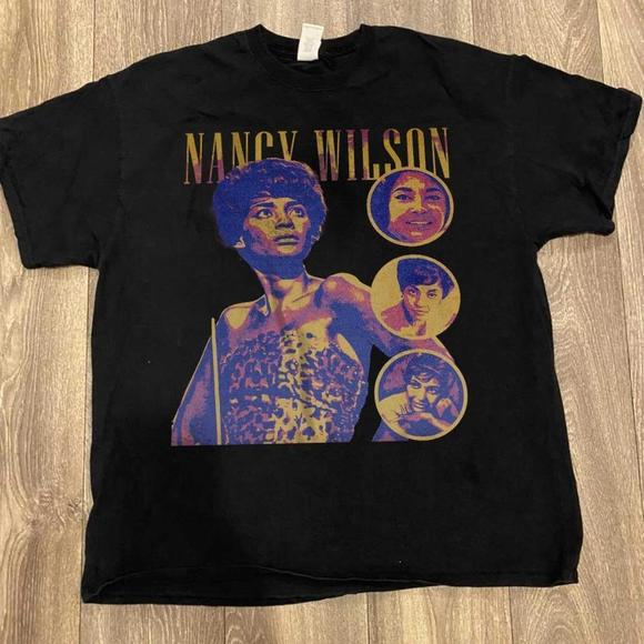 Shirts | Nancy Wilson Unisex Black Tshirt | Poshmark